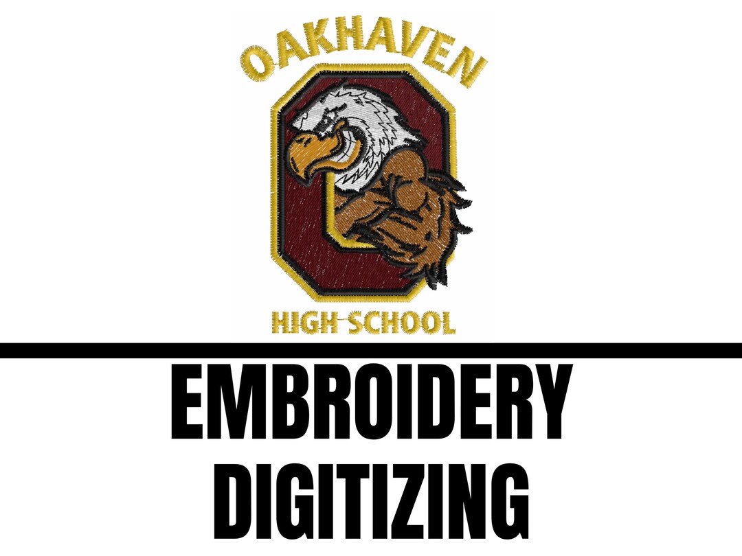 Digitize Logo, Logo Digitizing for Embroidery, Custom Embroidery ...