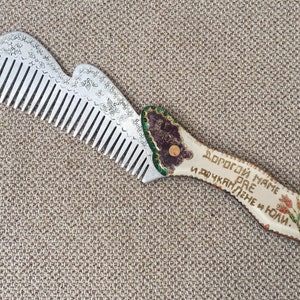 Vintage Comb Ussr Old Handmade Pocket Comb USSR Aluminium Comb - Etsy