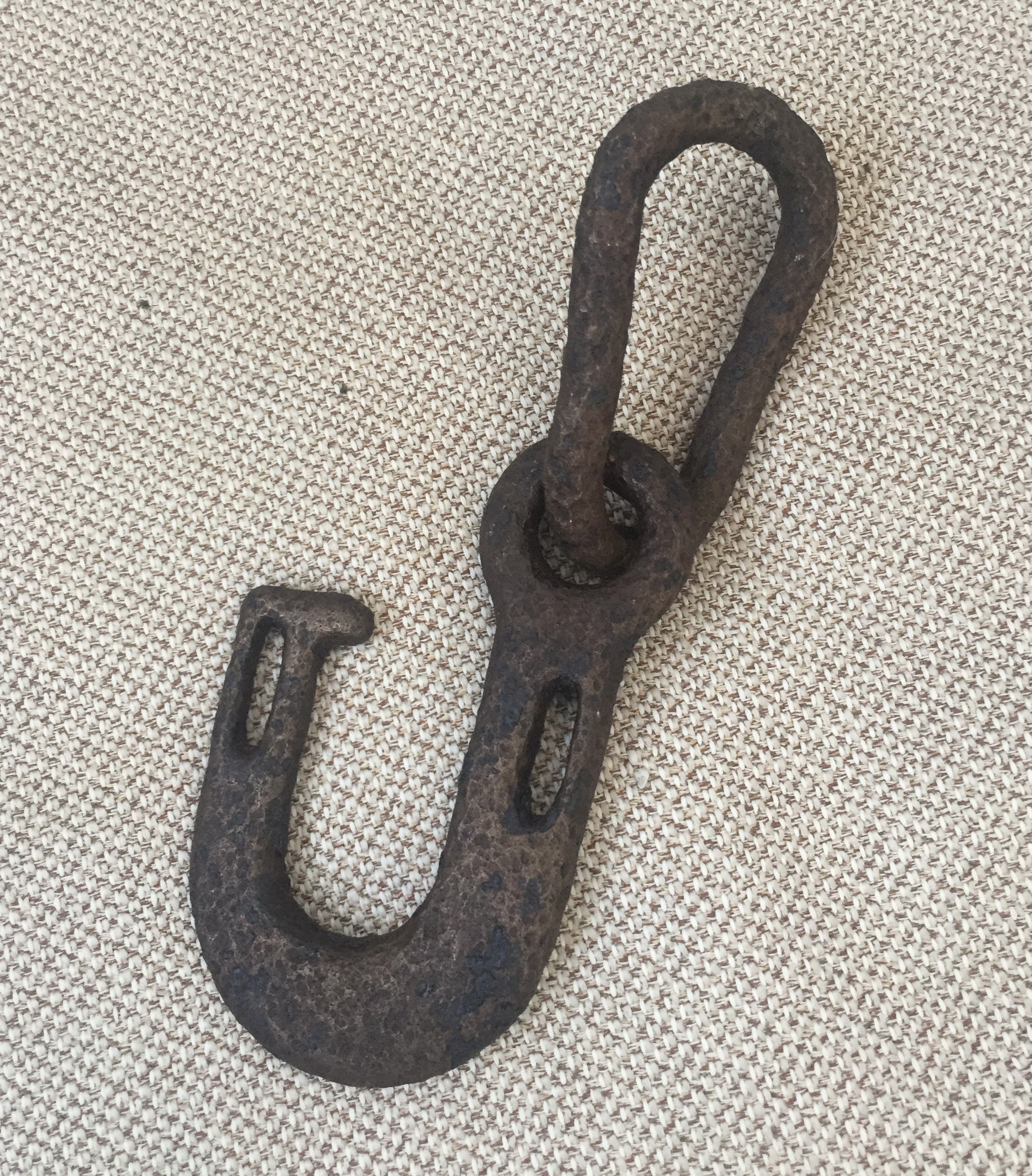 Hand Forged Hookold Iron Hook Farm Hook Farm Implement - Etsy