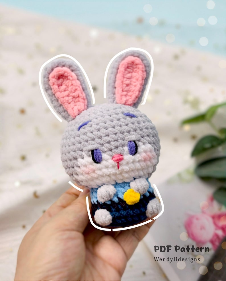 Judy and Nick - Amigurumi/ Crochet Pattern-english -PDF - Etsy