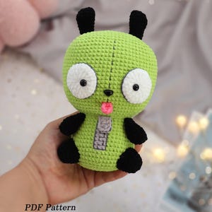 Gir-invader Zim- Amigurumi/ Crochet Pattern-english -PDF - Etsy