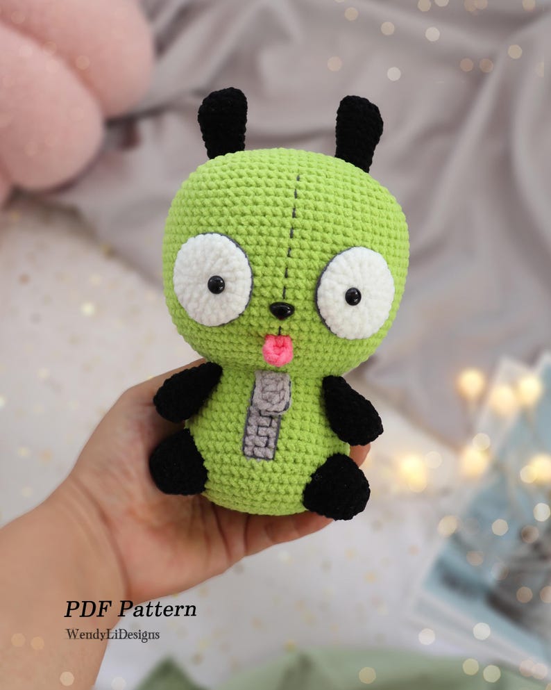 Gir-invader Zim- Amigurumi/ Crochet Pattern-english -PDF - Etsy