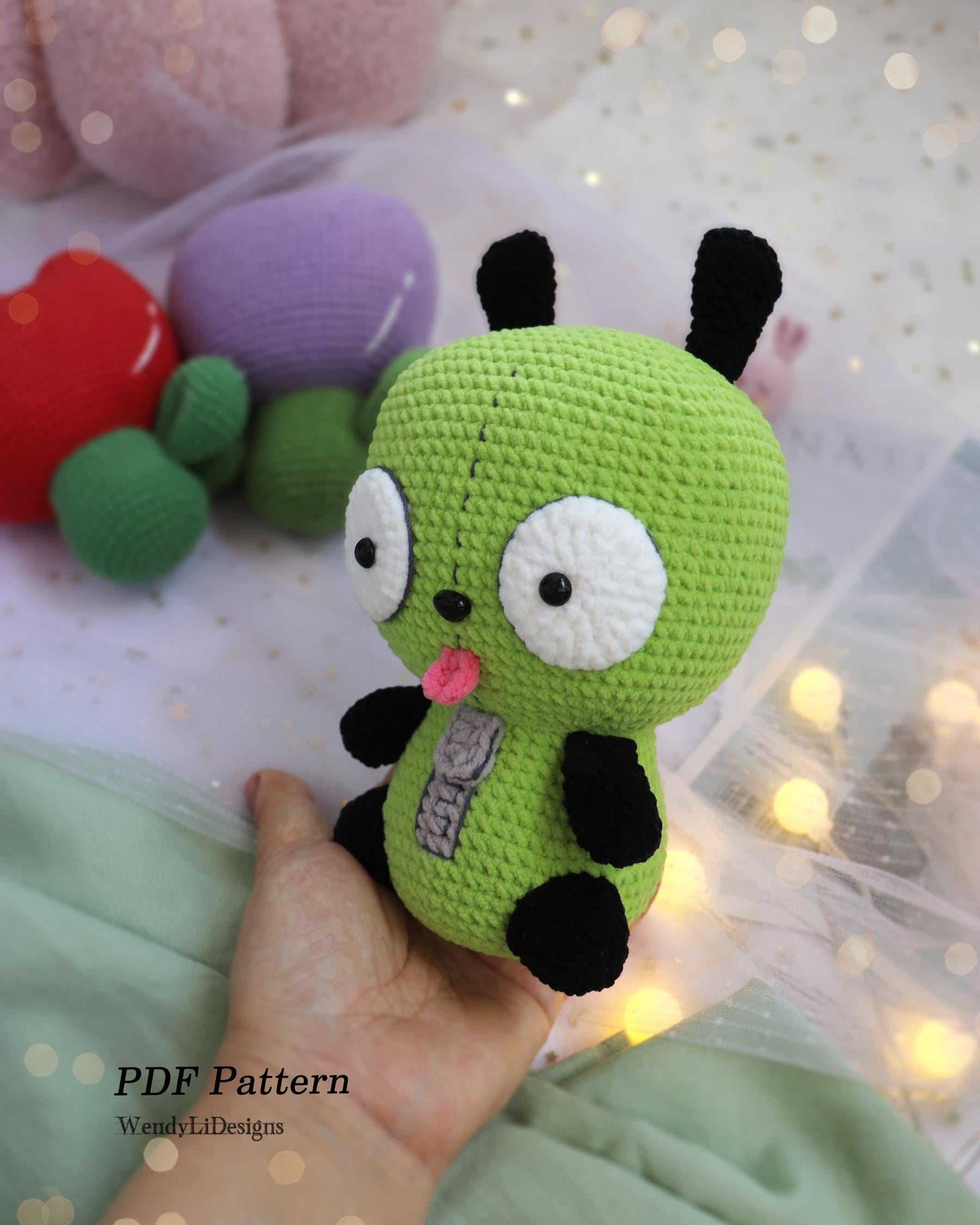 Gir-invader Zim- Amigurumi/ Crochet Pattern-english -PDF - Etsy