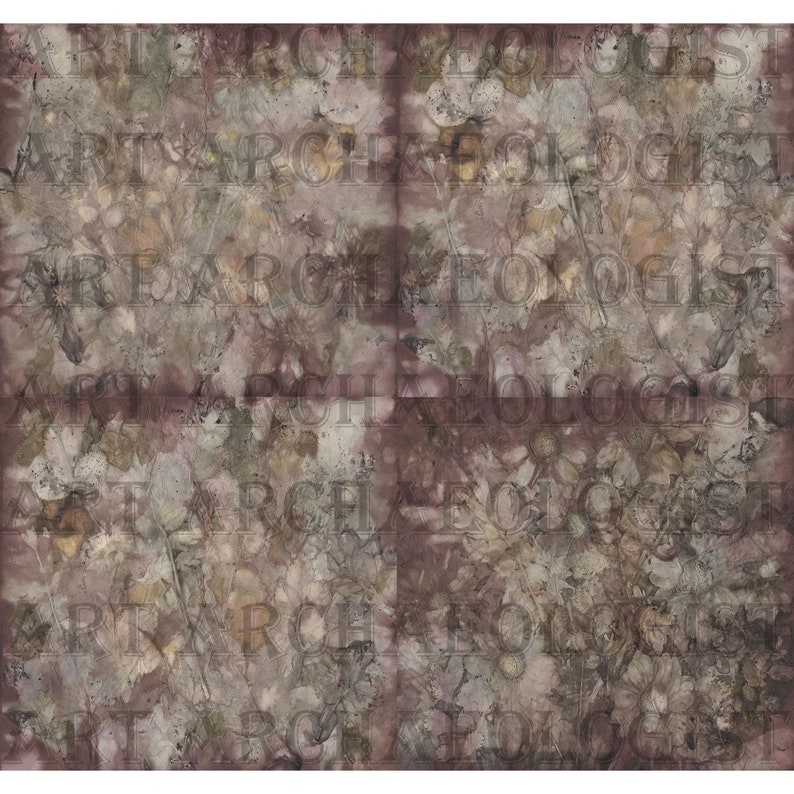 Red Botanicals Designer Paper. Kit Includes 12 - 8.5 X 11" Papers. 3 ...