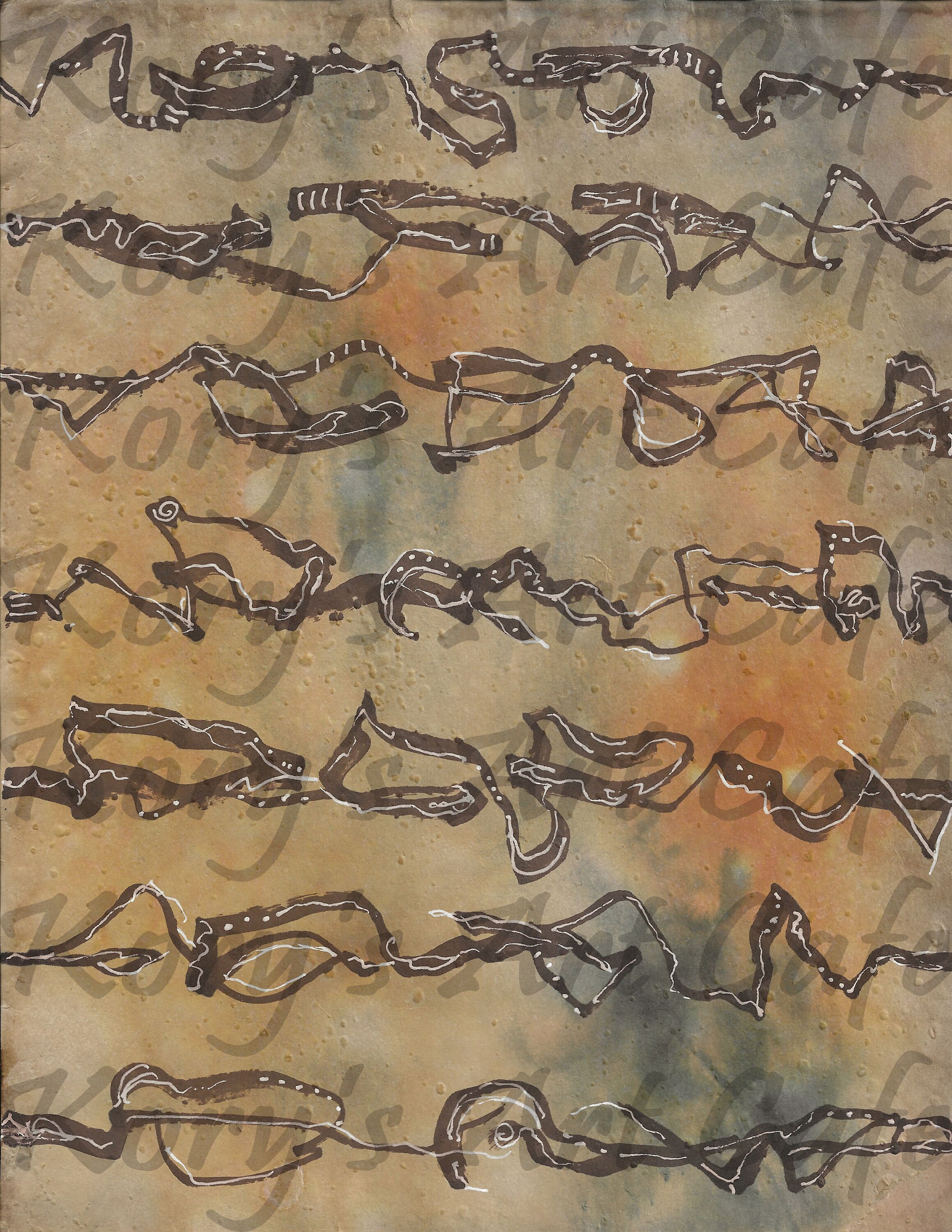 TRIBAL MARKINGS Kit 1 HUGE 47 Piece Kit Various Sizes Instant Download ...