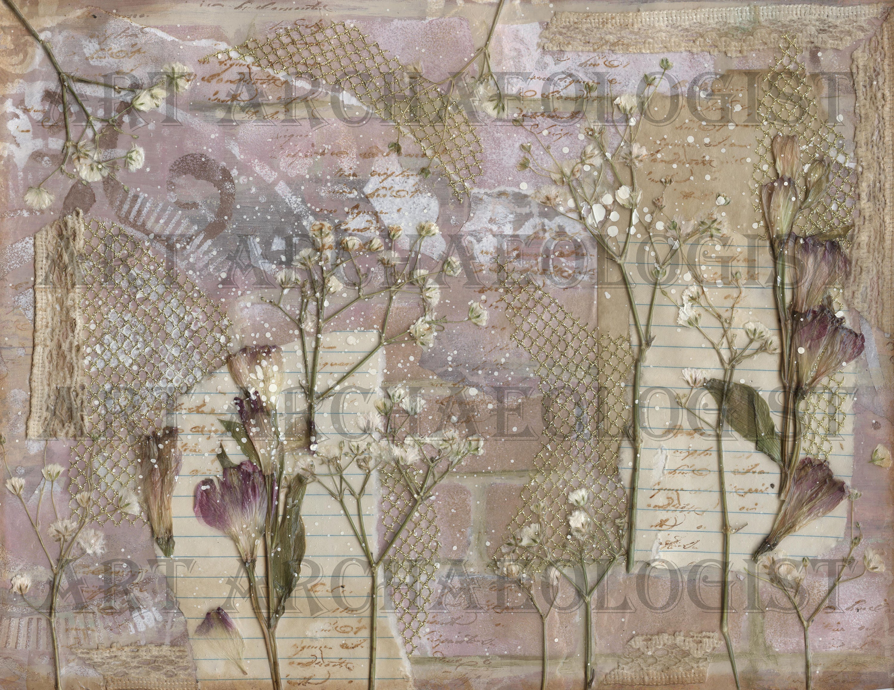 Junk Journal Collage Kit 1. Kit Includes 8 8.5 X 11 Designer Paper. 2 ...