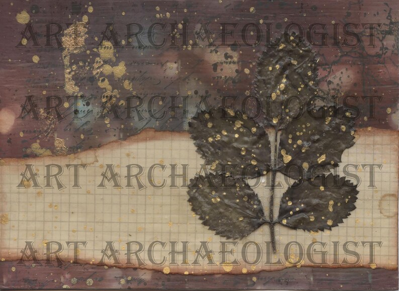 Handmade Cards. Rust Grunge Art Cards Set 3. 12 Raw Cards, 12 Art Cards ...