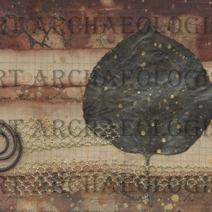 Handmade Cards. Rust Grunge Art Cards Set 3. 12 Raw Cards, 12 Art Cards ...