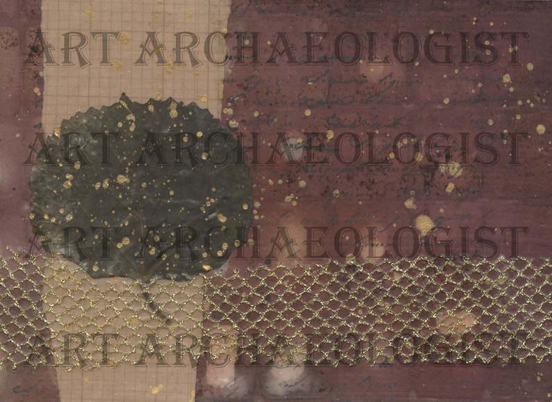 Handmade Cards. Rust Grunge Art Cards Set 3. 12 Raw Cards, 12 Art Cards ...