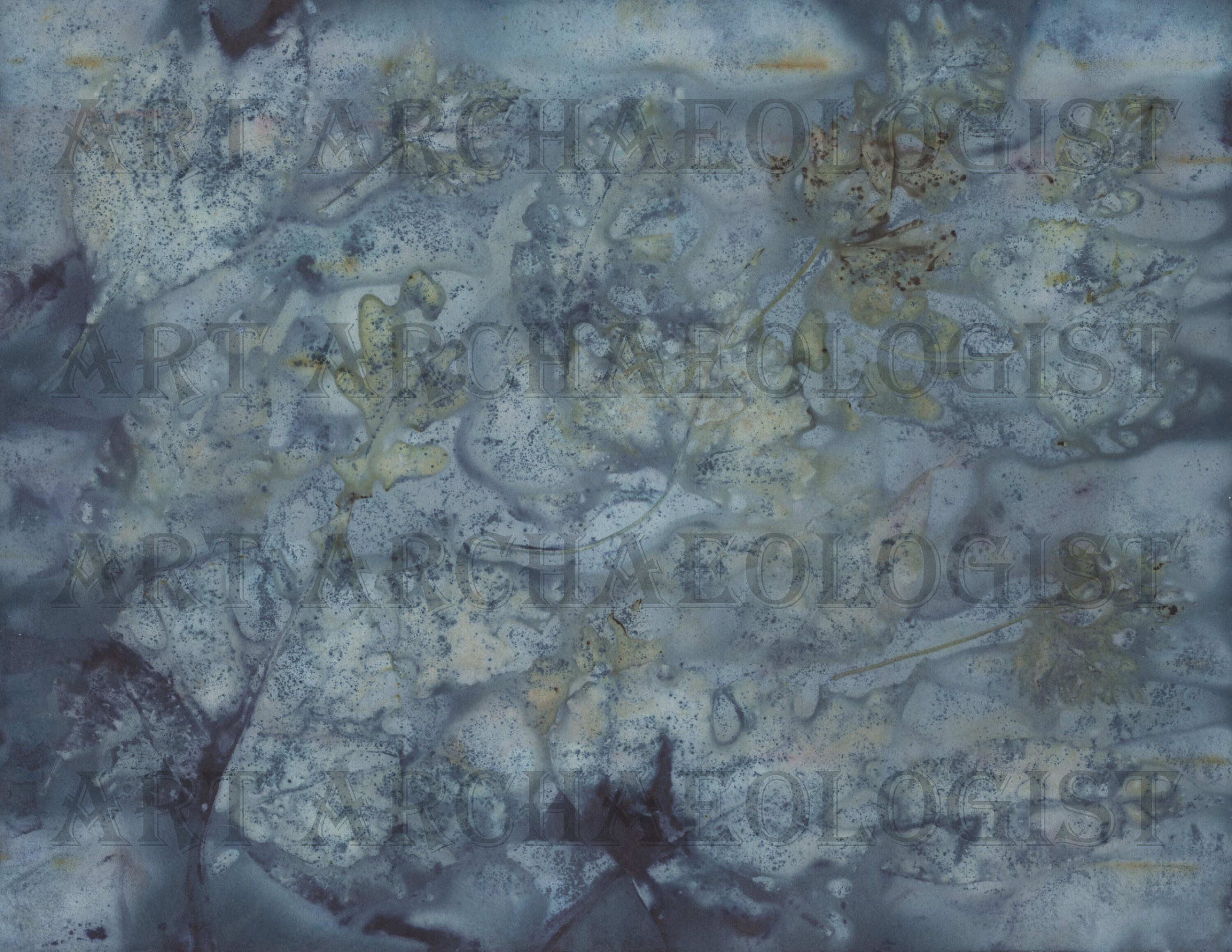 Blue Ice Eco Dye Paper Kit. 14 - 8.5 X 11" Papers. 2 Zip Files Jpeg ...