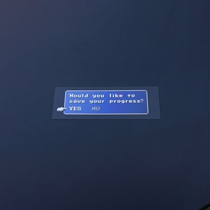 Final Fantasy Bookmark "would You Like to Save Your Progress?" - High ...
