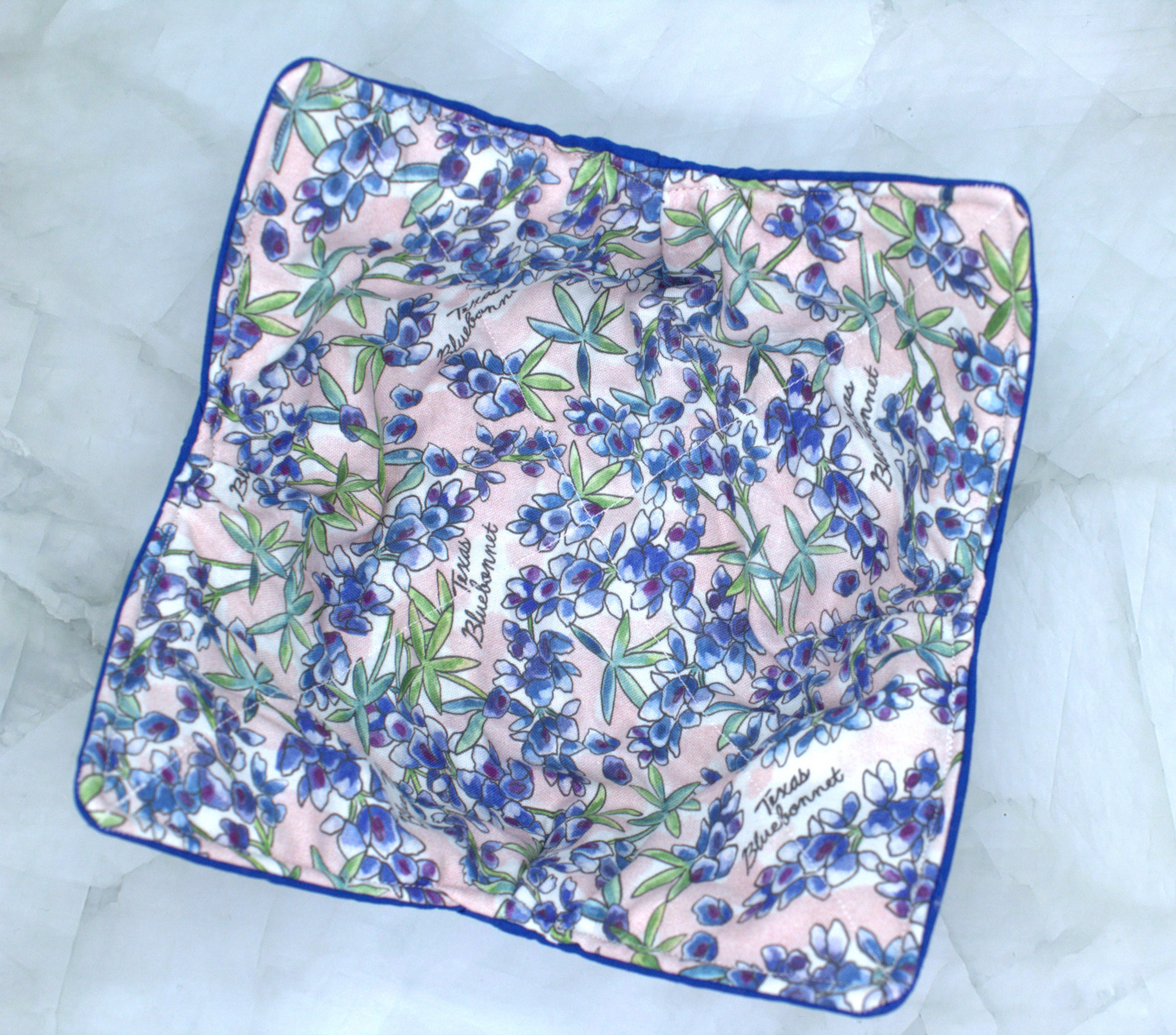 Bluebonnet Microwavable Bowl Cozy/ Bowl Cozy/ Bluebonnet Image ...
