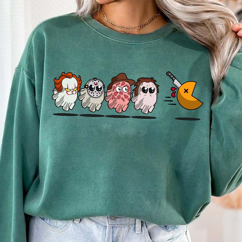 Funny Horror Character Pac Man Png Design, Horror Character Png, Cute ...