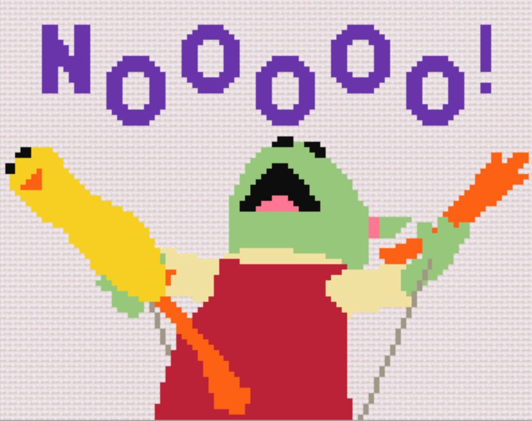Nooo! Fleefer! Nanalan' Cross Stitch PDF Pattern - Etsy