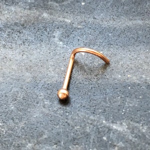 20g Rose Gold 2 Mm Dot Nose Stud. - Etsy