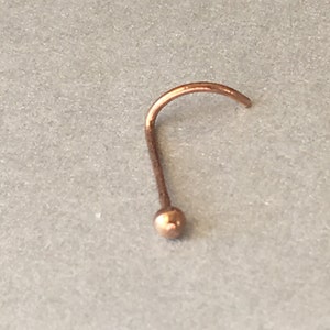 20g Rose Gold 2 Mm Dot Nose Stud. - Etsy