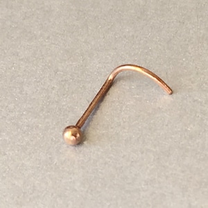 20g Rose Gold 2 Mm Dot Nose Stud. - Etsy