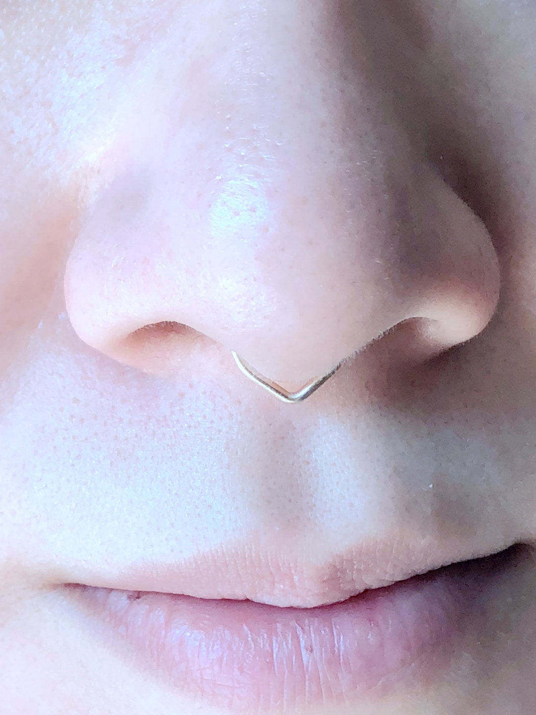 20g 18g Fake Triangle Septum Ring. - Etsy
