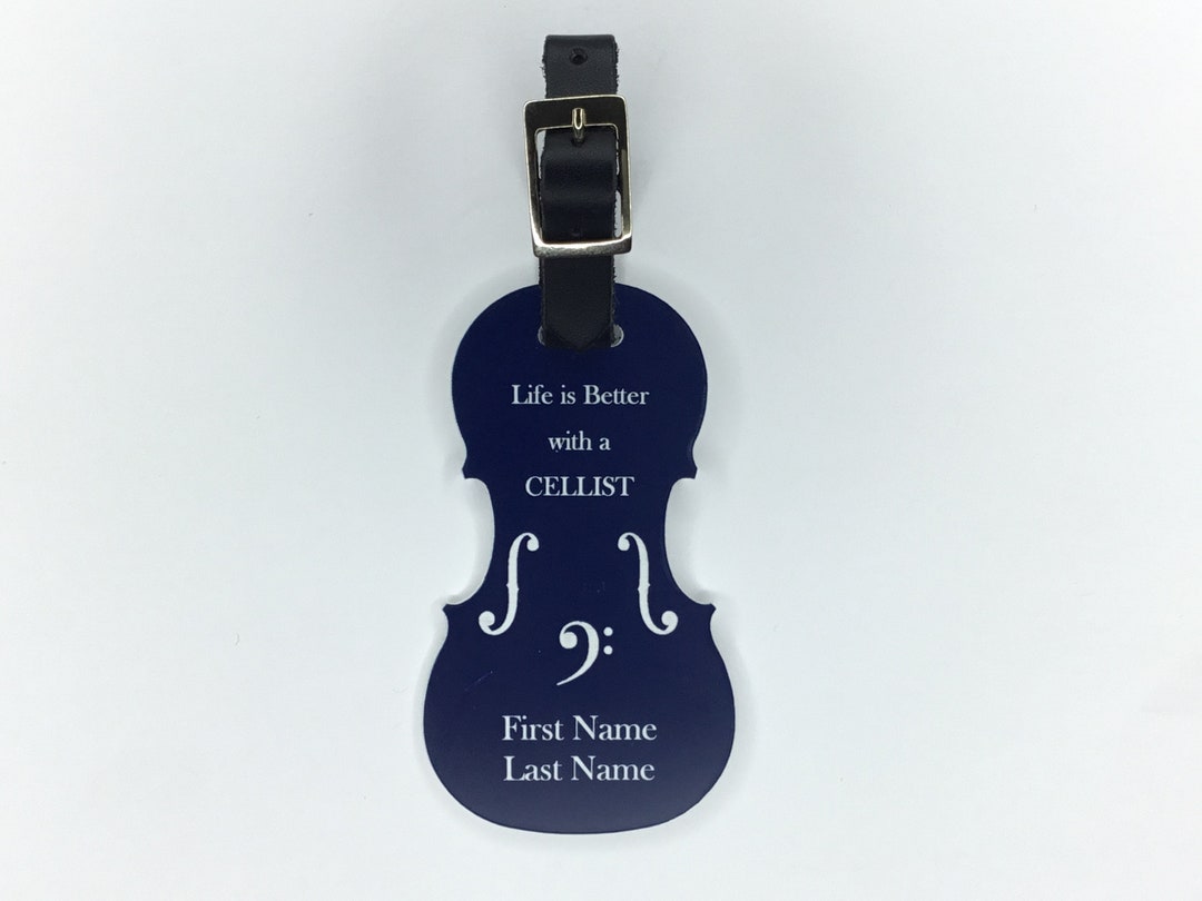Cello Case Tag, Personalized - Etsy