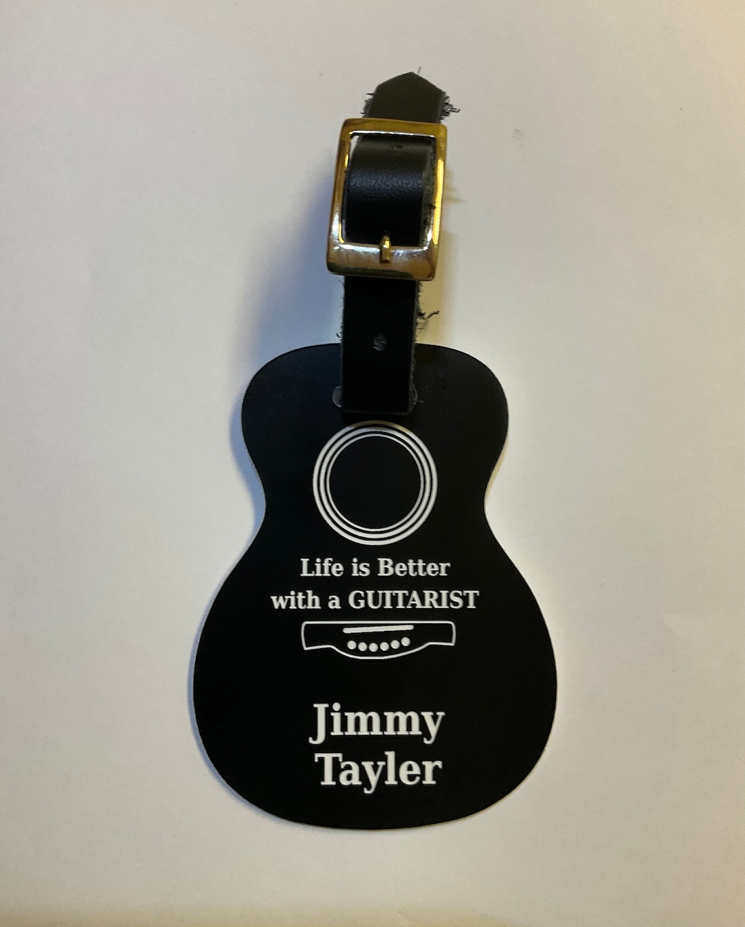 Guitar Case Tag, Personalized Guitar, Acoustic - Etsy