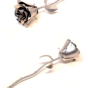 Bare Aluminum Metal Rose With Custom Engraving - Etsy