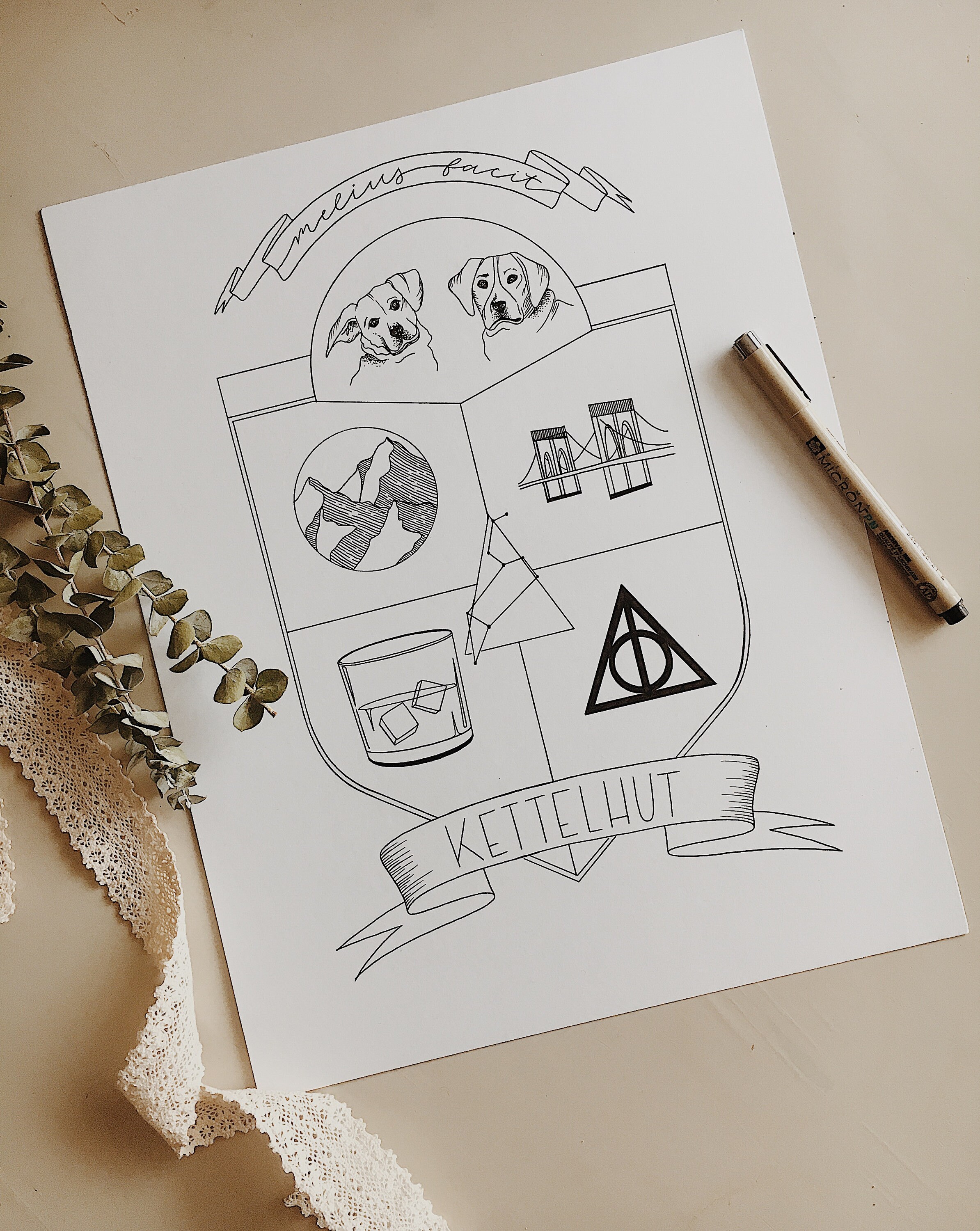 Modern Family Crest | Etsy