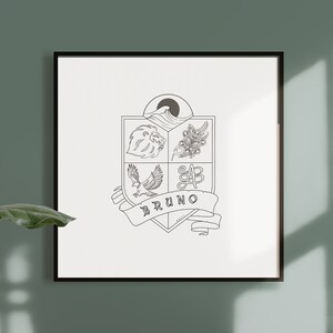 Modern Family Crest - Etsy