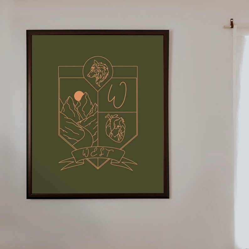 Modern Family Crest | Etsy