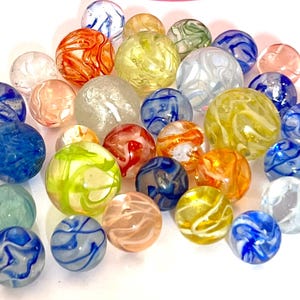 31 Very Pretty Mid Century Vintage Swirl or Wirepull Veiligglas Dutch ...