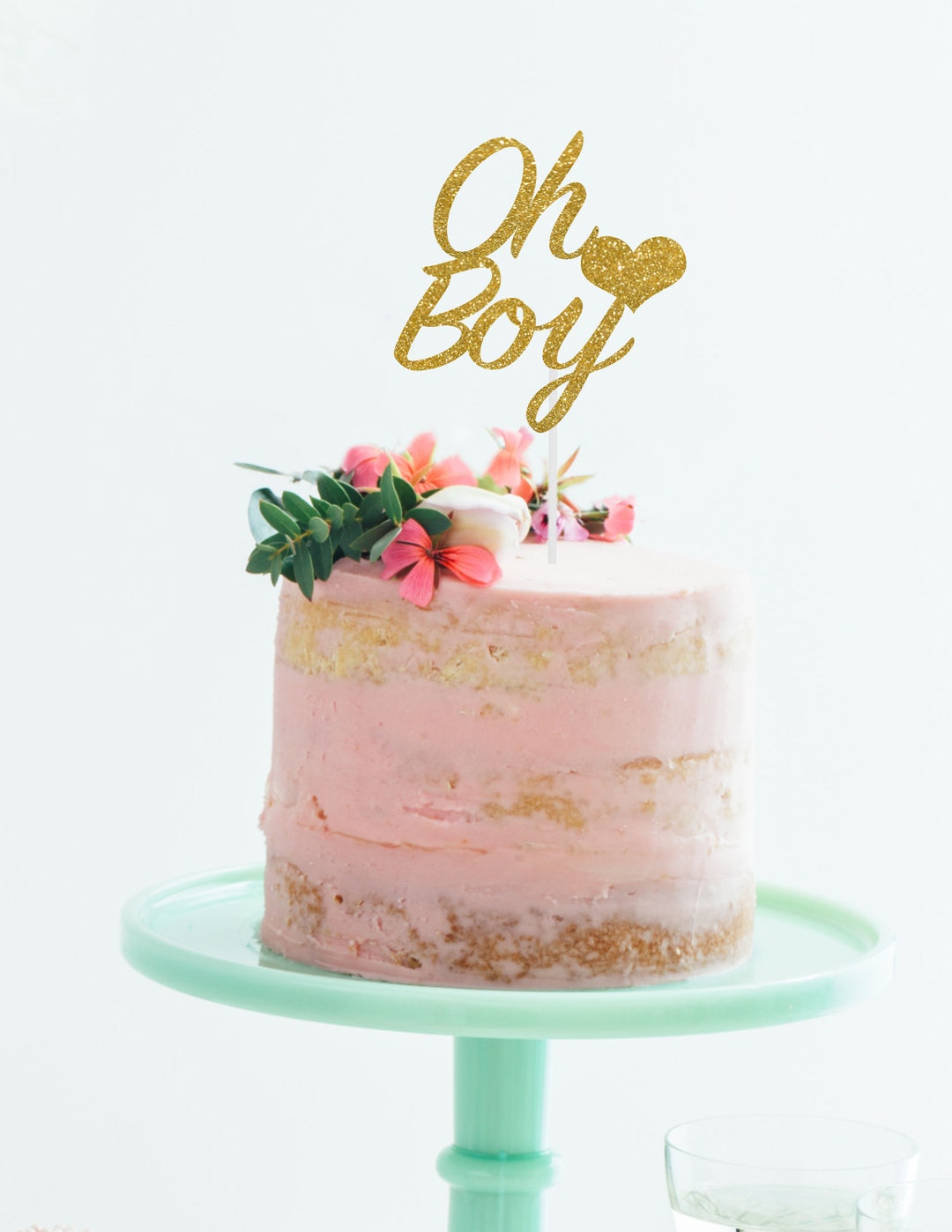 Oh Boy Cake Topper Baby Boy Shower Cake Topper New Baby - Etsy