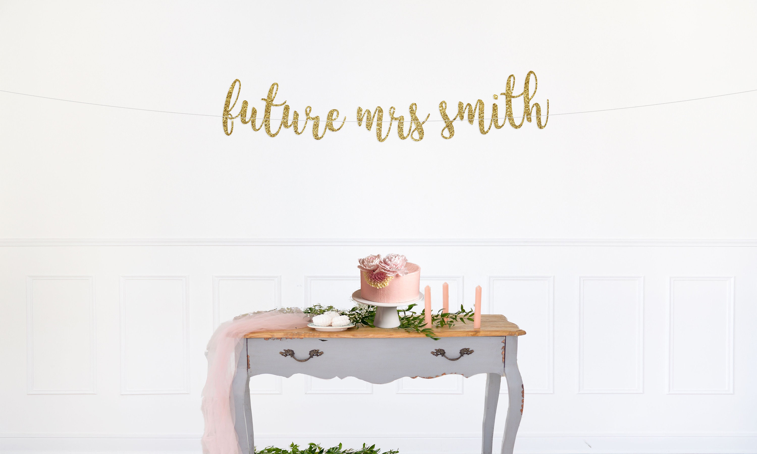 Future Mrs Banner Custom Banner Bridal Shower Banner - Etsy