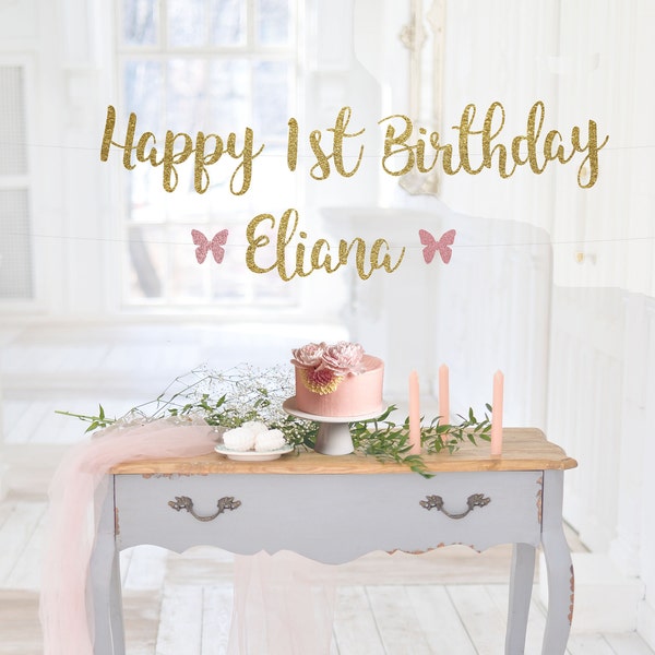 1st Birthday Banner - Etsy