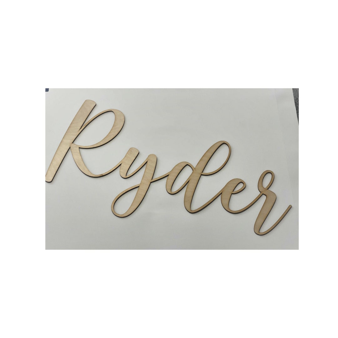 Wooden Name Laser Cut Name Custom Wooden Name Laser Cut - Etsy