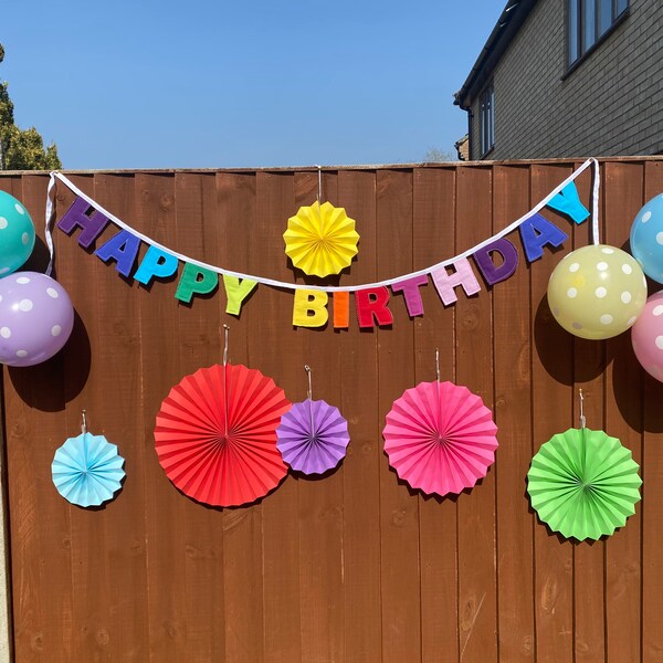 Birthday Bunting - Etsy