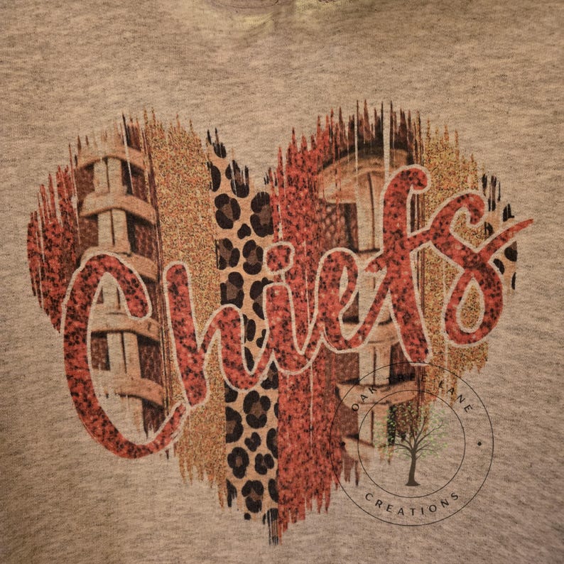 Kc/kansas City Chiefs Football-design / Sublimation Sweatshirt - Etsy