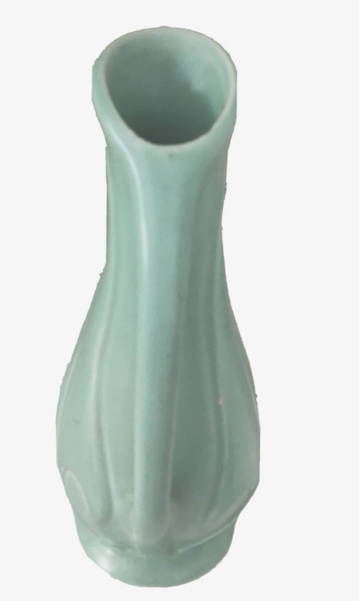 Mccoy Pottery Art Nouveau Art Deco Mint Green Leaf Vase 1940 Vintage - Etsy