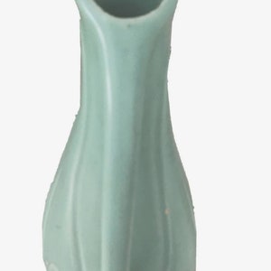 Mccoy Pottery Art Nouveau Art Deco Mint Green Leaf Vase 1940 Vintage - Etsy
