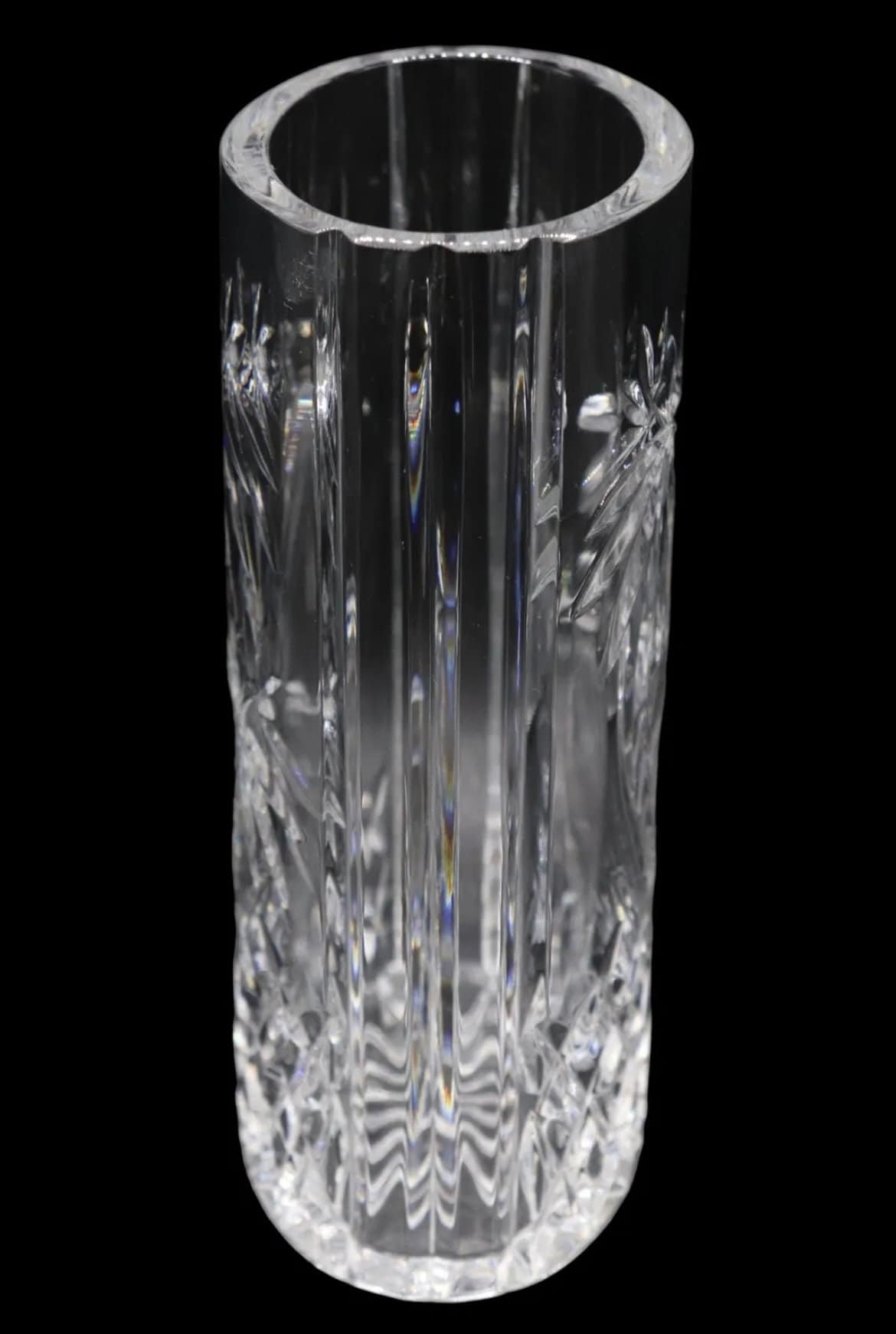 Waterford Crystal “palm Tree” 8” Oval Vase - Etsy
