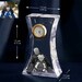 Laser Engraved Crystal Clock With Photo, Custom Crystal Desk Clock ...