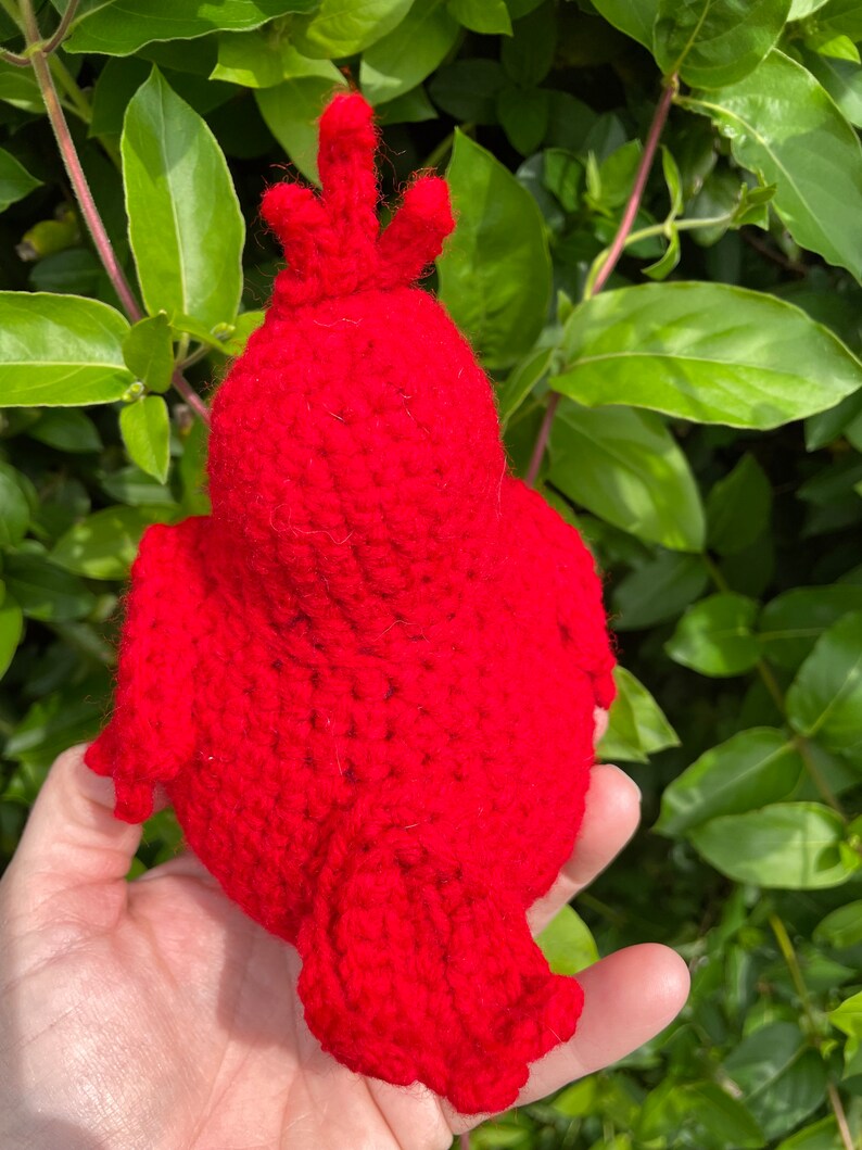 Crochet Cardinal, Cardinal Bird Stuffed Animal, Plushie, Thinking of ...
