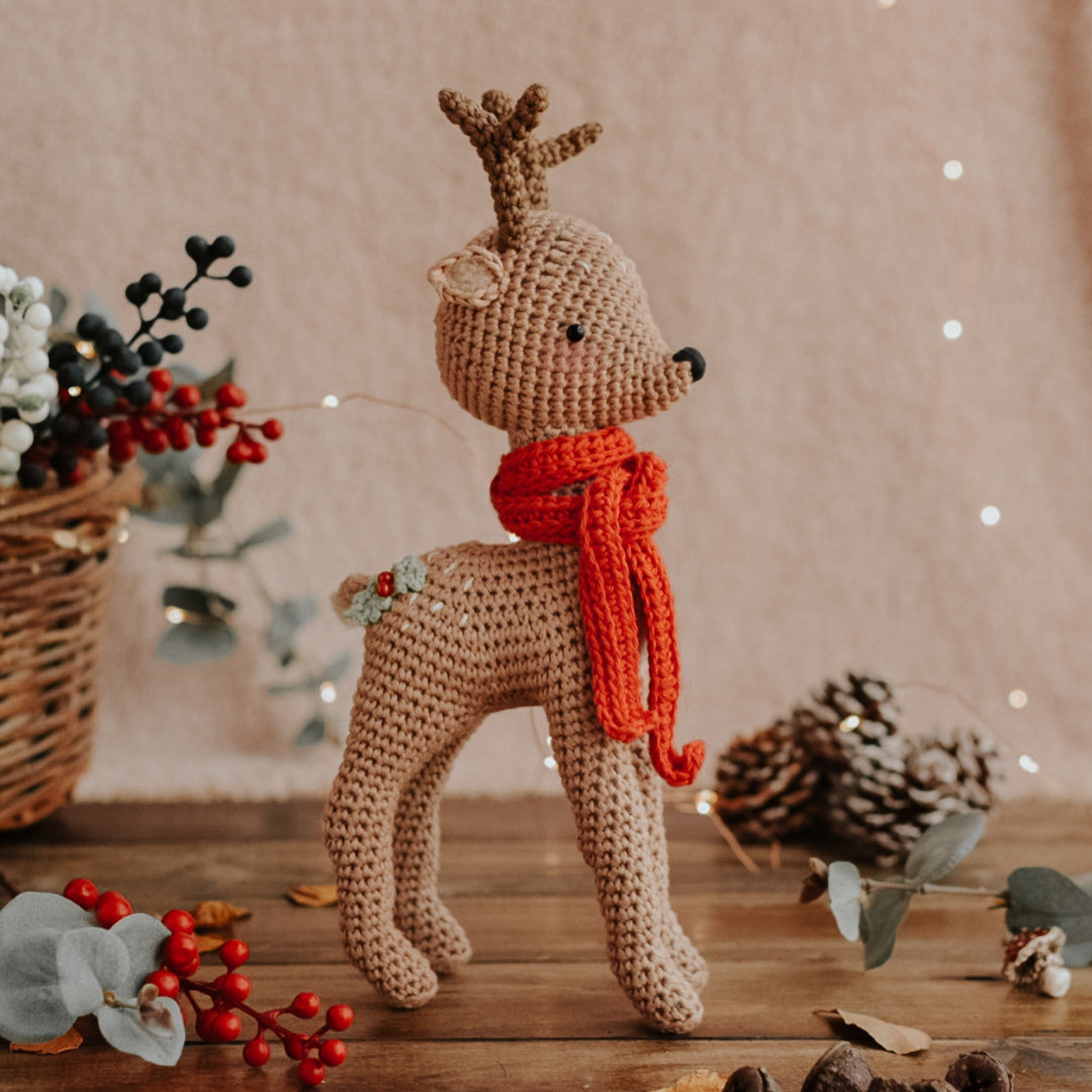 CHRISTMAS REINDEER | Jose Mercedes | Spanish Pattern - Etsy