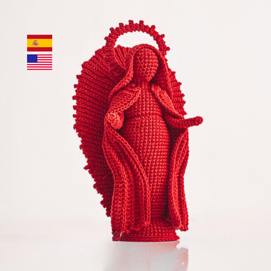 The Virgin Mary | Crochet Pattern | It is - In - Etsy