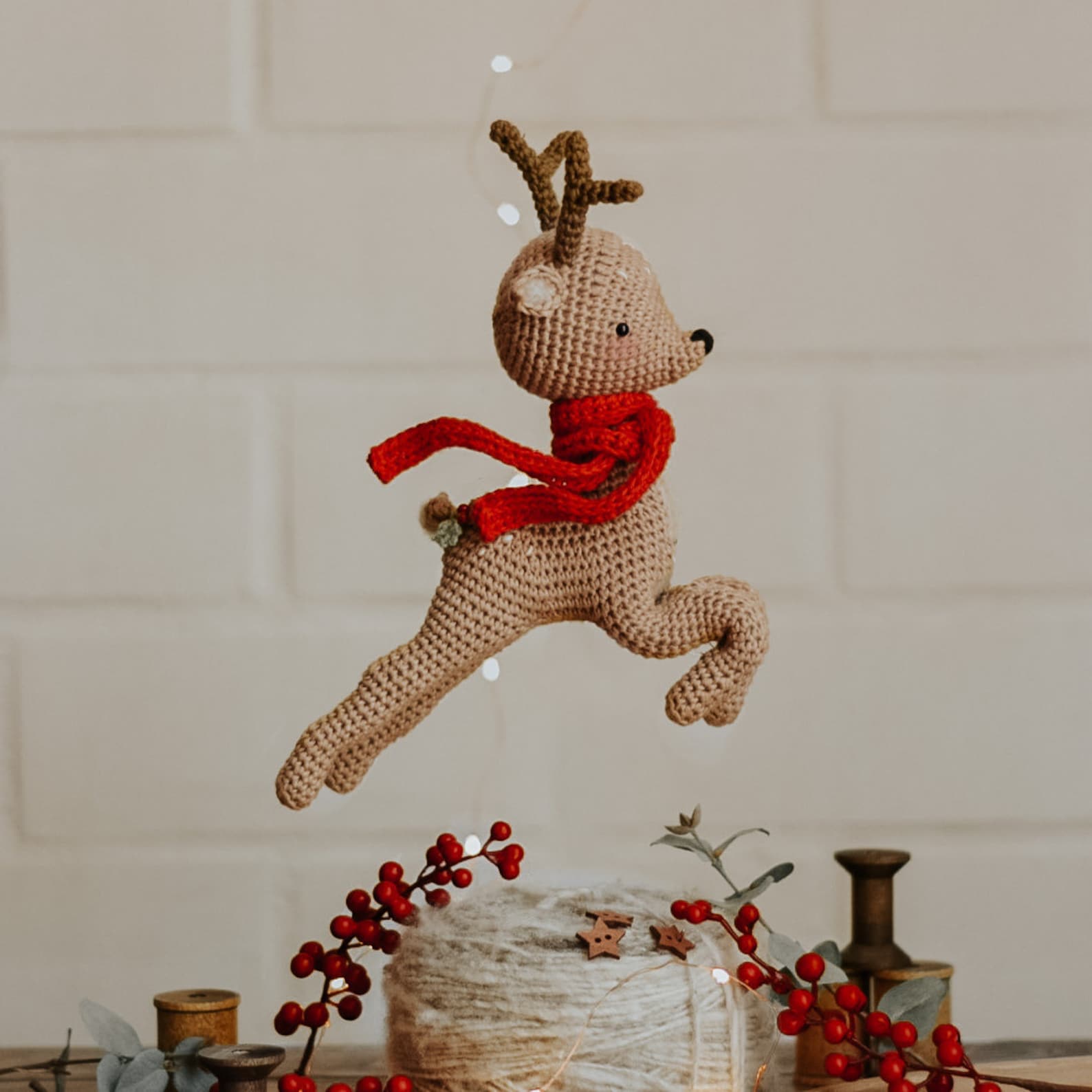 CHRISTMAS REINDEER | Jose Mercedes | Spanish Pattern - Etsy
