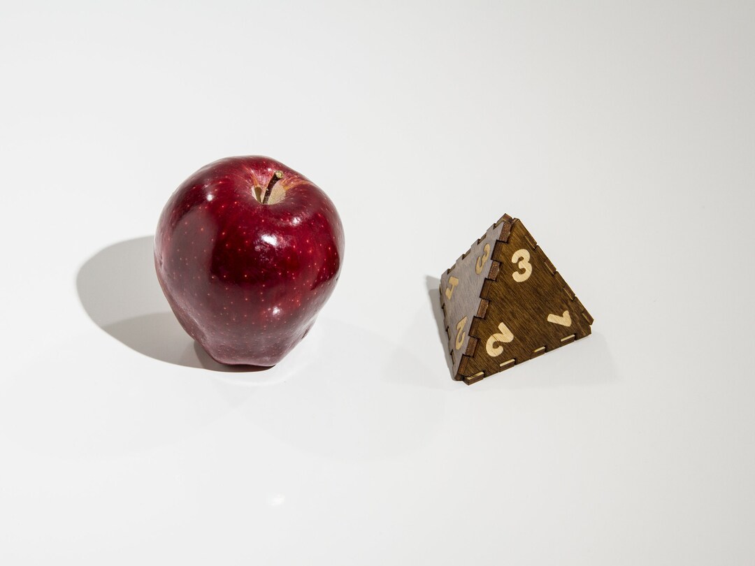 Classic JUMBO Wood D4 Dice for Rpgs - Etsy