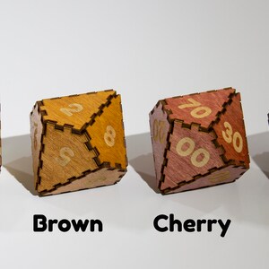 Classic JUMBO Wood D10 Percentile Dice (single Digit) for Rpgs - Etsy