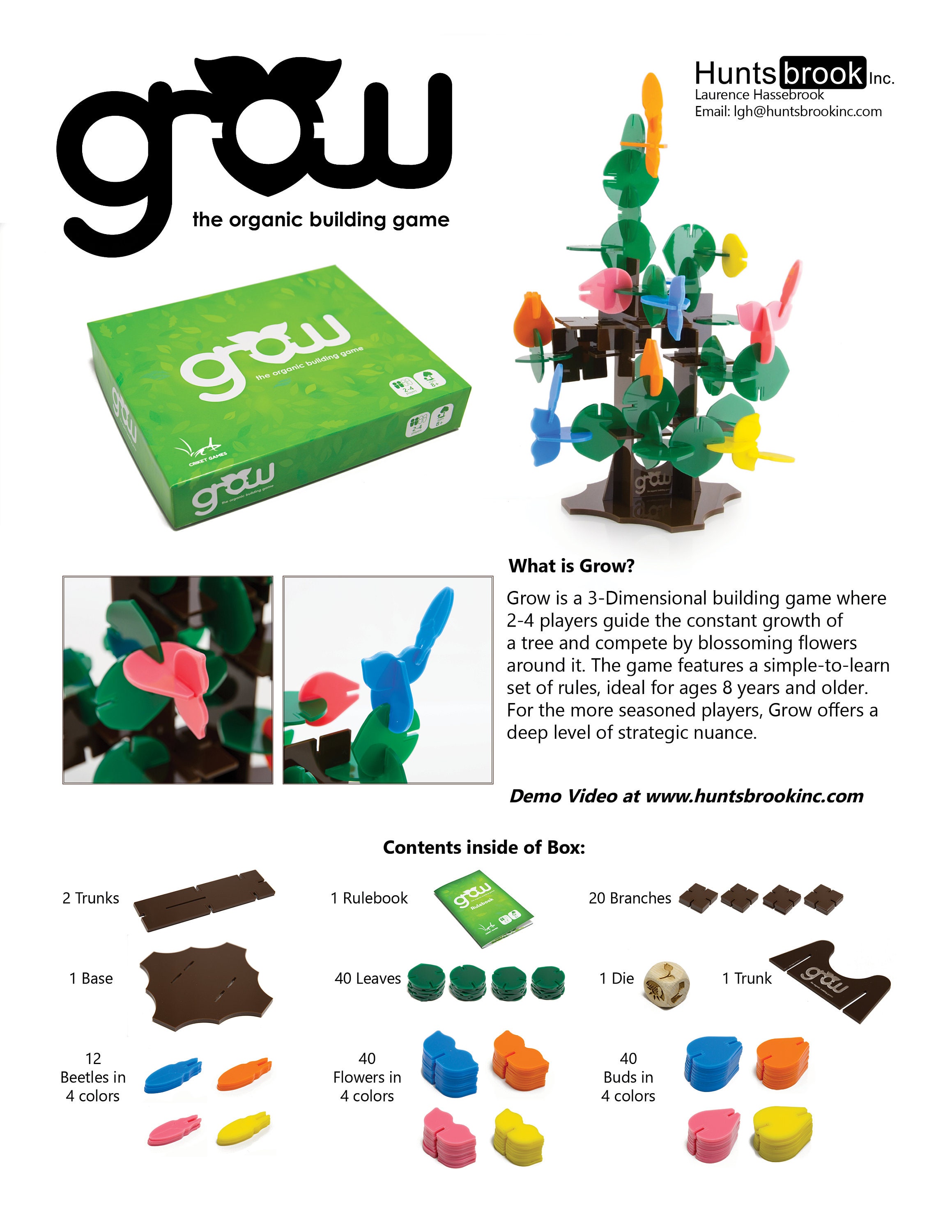 Grow: the Organic Building Game "family Edition" - Etsy