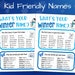 What's Your Winter Name Game With Sign and Name Tags, Winter Party ...