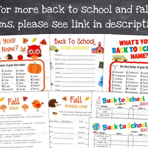 Back to School Word Search Puzzle for Kids, First Day of School ...