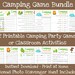 Camping Games Bundle, Fun Camping Games Printable, Camping Activities ...