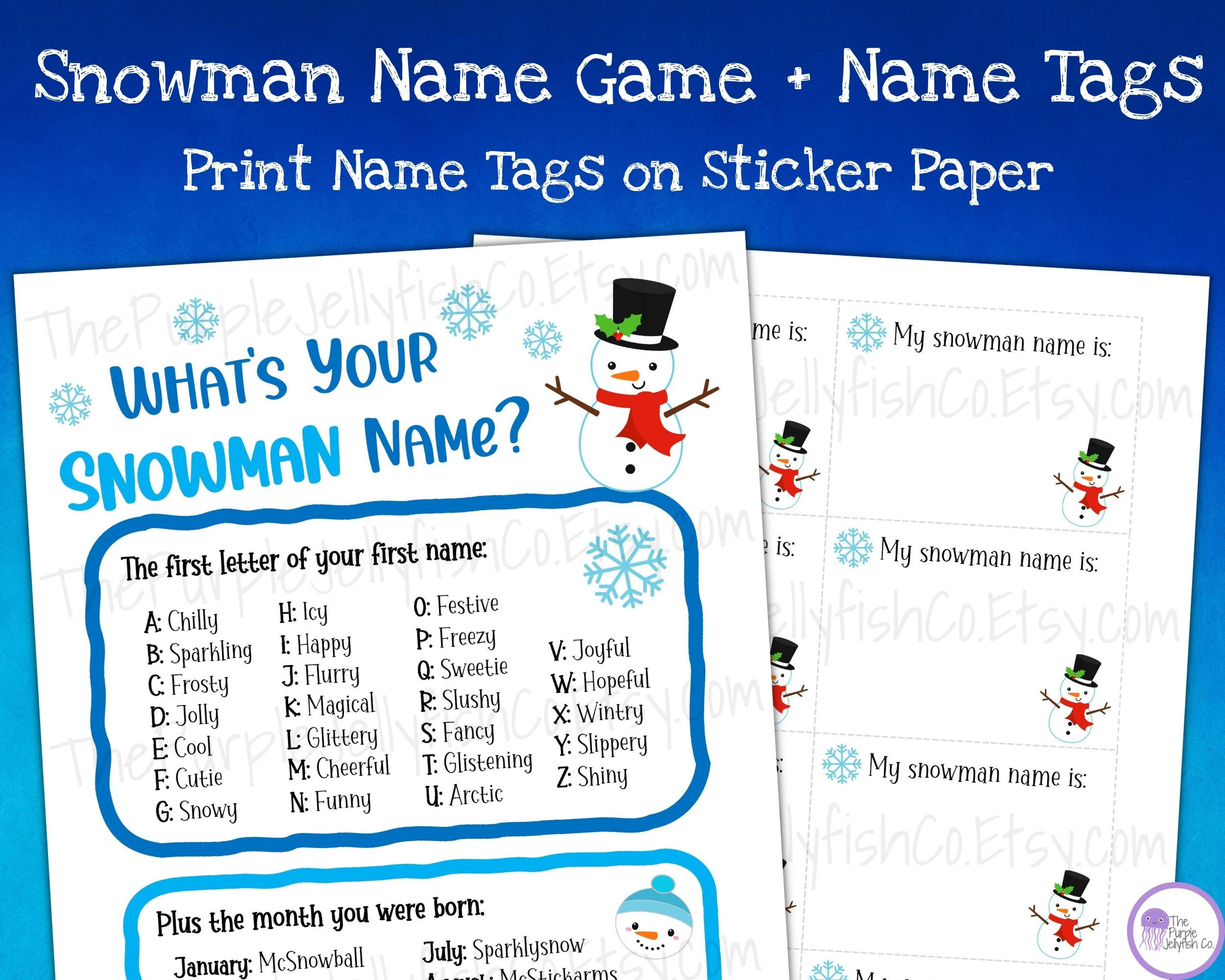 Winter Game Bundle, Printable Winter Activities for Kids, Holiday ...